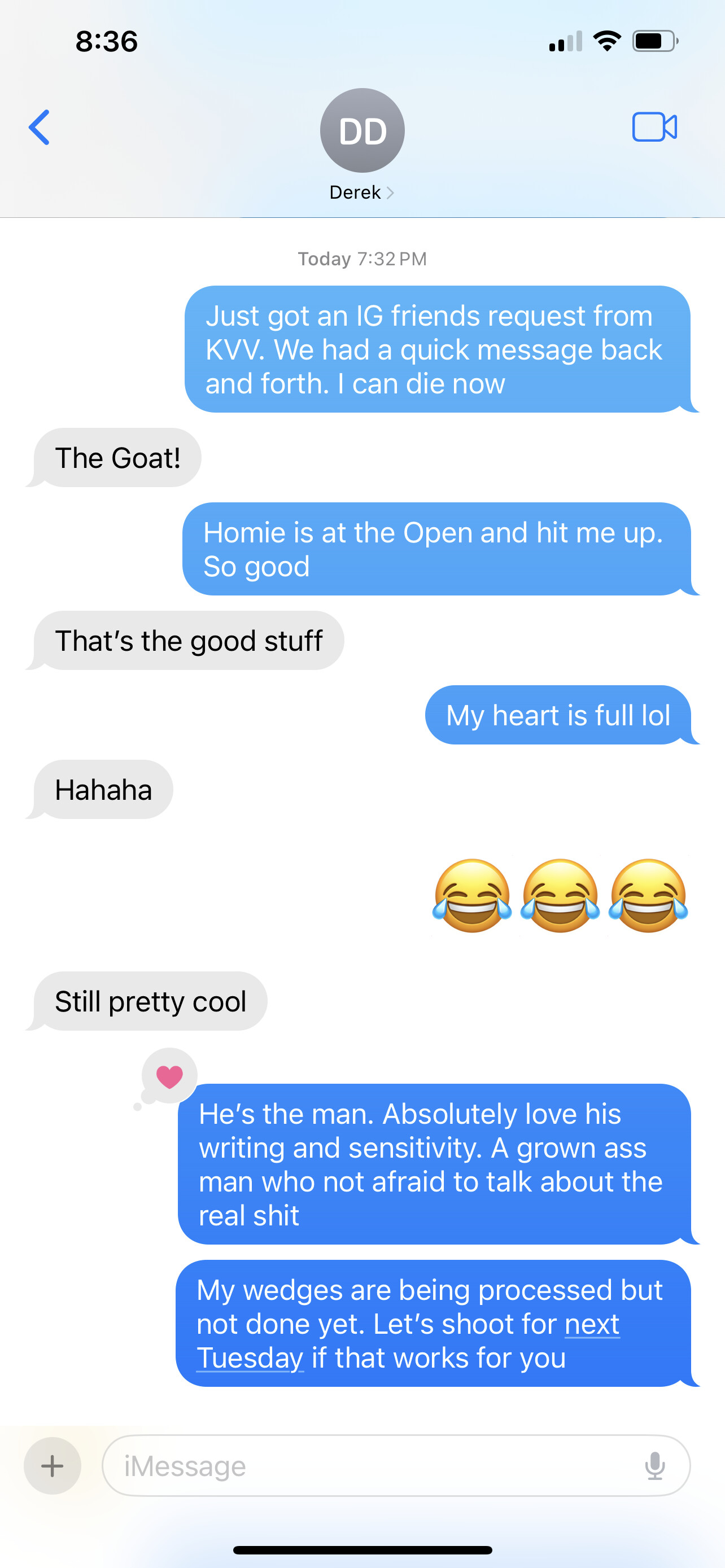 A fake friend request from @kvv - Community Center - No Laying Up