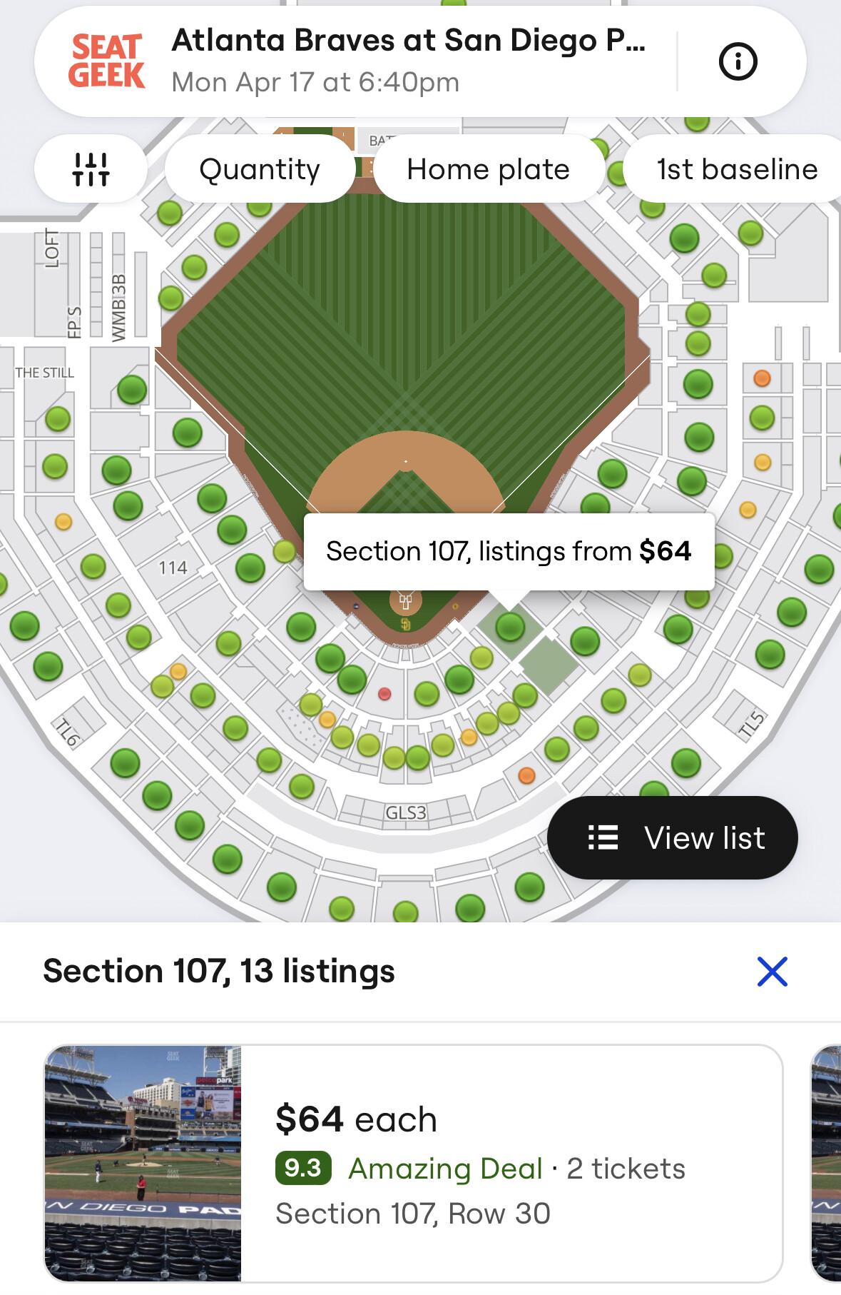 Atlanta Braves Seating Chart With Rows | Cabinets Matttroy